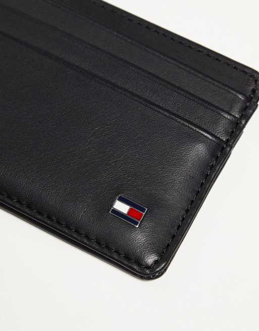 Tommy Hilfiger Eton credit card holder in black | ASOS
