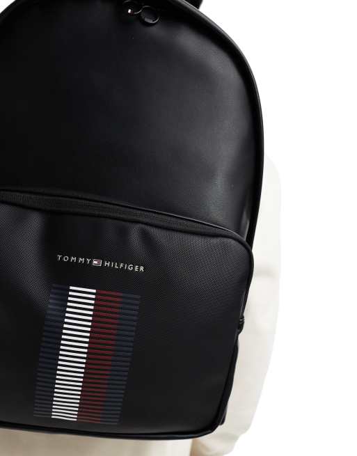 Tommy Hilfiger Foundation Rucksack in Schwarz mit Streifen