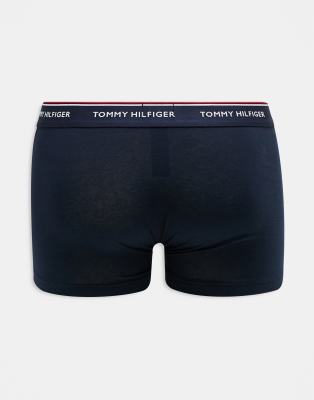 Tommy Hilfiger premium essentials 3 pack boxer briefs in multi | ASOS