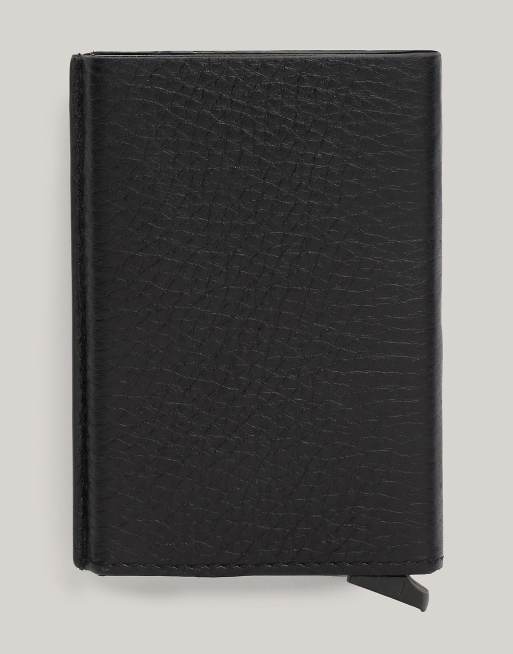 Tommy Hilfiger Premium Leather Credit Card Holder in Black | ASOS