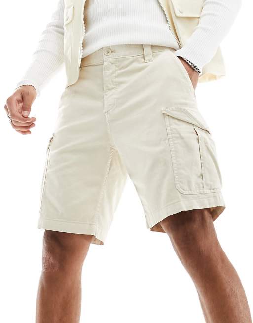 Tommy Jeans Ethan Cargo Shorts in WollweiB ASOS