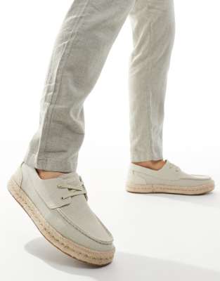 Toms cabo rope slip on shoe in grey | ASOS