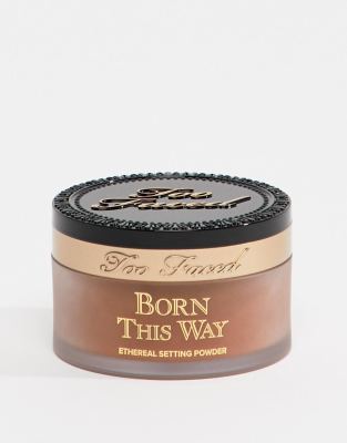 Too Faced Born This Way Ethereal Loose Powder - Translucent Deep | ASOS