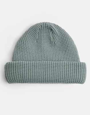 Topman – Blå fiskarmössa med våfflad textur | ASOS