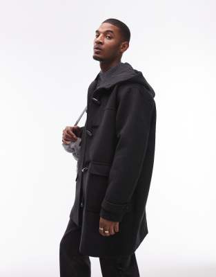 Topman - Duffle-coat - Anthracite | ASOS