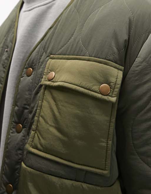 Topman barbour jacket store