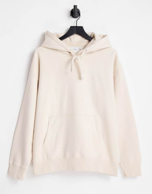 Topman Oversize Kapuzenpullover In Steinbeige Aus Schwerem Stoff Asos