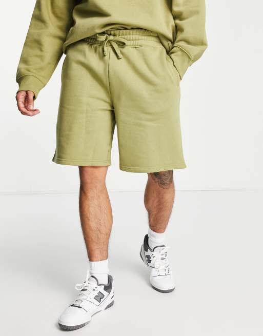 Topman oversized shorts in khaki | ASOS