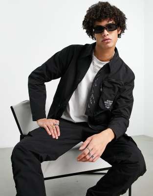 Topman Signature Coach Jacket In Black | ModeSens