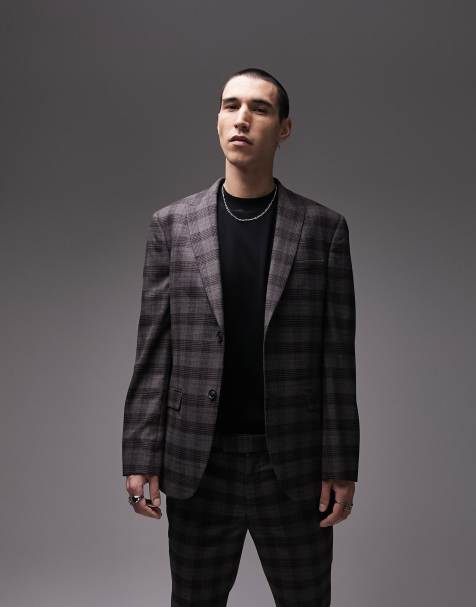 Page 3 - Men's Suits | 3-Piece, Black & Grey Check Suits | ASOS