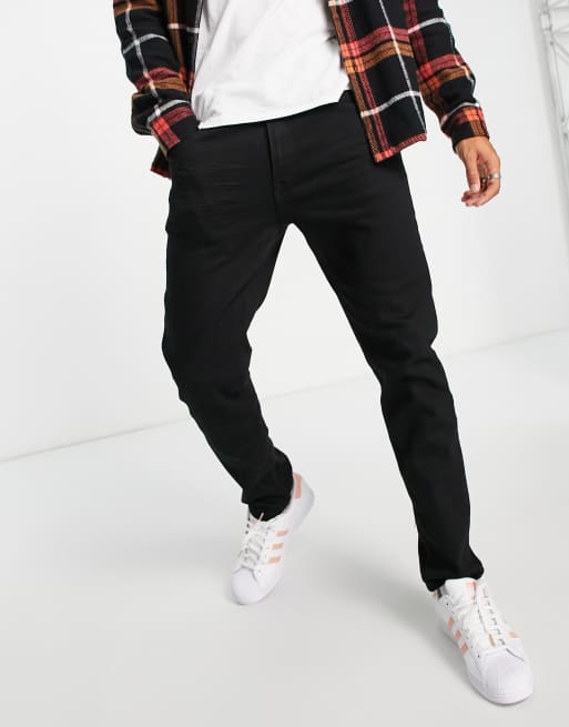 Topman smart slim pants in black | ASOS