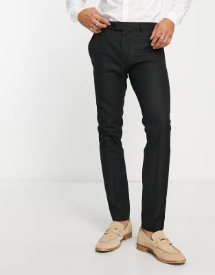 Topman suit trousers in black | ASOS