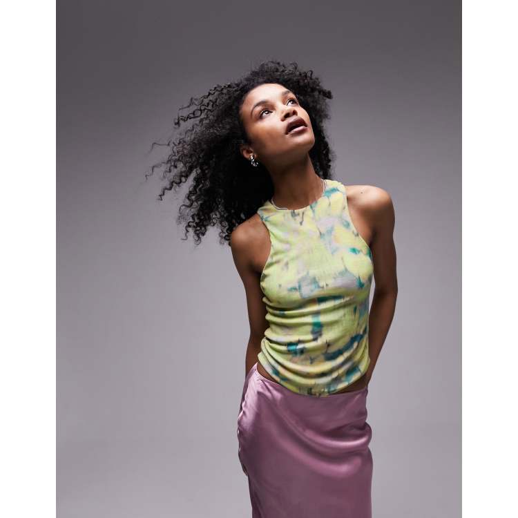 Neon Mesh Tank Tops