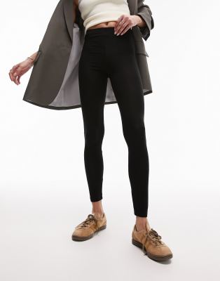 Topshop basic ankle legging in black | ASOS