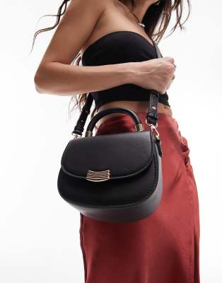 Topshop Cindy crossbody bag in black | ASOS