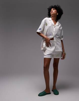 Topshop cotton doodle embroidery set | ASOS