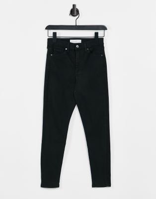 Topshop Jamie jeans in black | ASOS