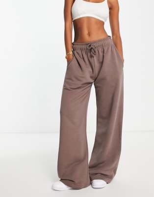 Topshop - Jogger ultra-large - Chocolat | ASOS