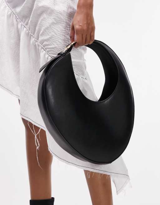 Topshop Sabah Sac Porté épaule Structuré Noir Asos