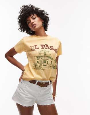 Topshop - Short trapèze en jean - Os | ASOS