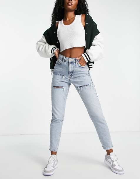 Page 2 - Mom Jeans | High Waisted Ripped & Stretch Mom Jeans | ASOS