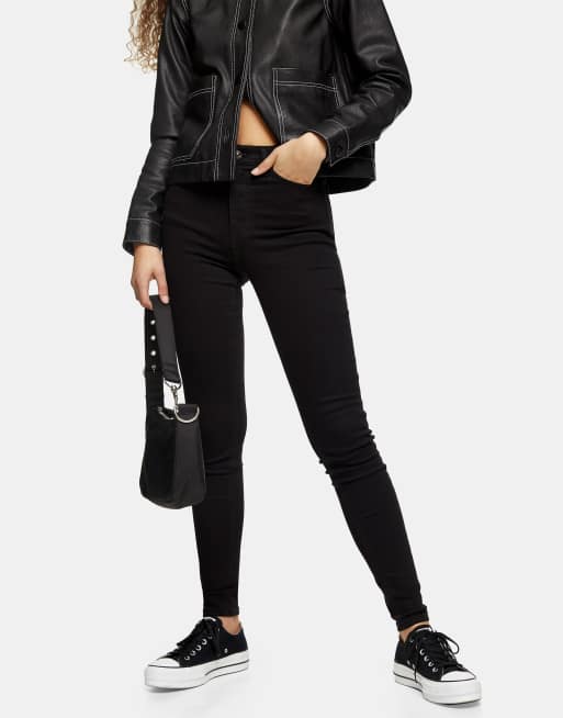 Topshop Tall Jamie Skinny Jeans In Black Asos