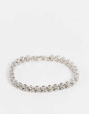 True Decadence - Armband in zilver en kristal | ASOS