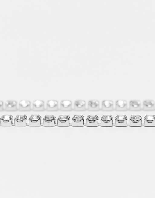 True Decadence crystal v necklace in silver | ASOS