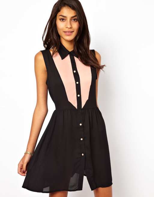 True Decadence Shirt Dress With Cut Out | ASOS