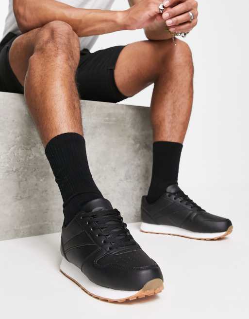 Truffle Collection Athleisure Runner Sneakers In Black Asos