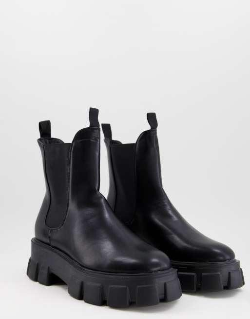 Truffle Collection Bottines Chelsea à Semelle Ultra Chunky En