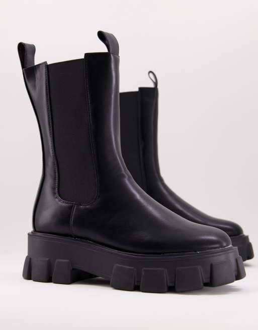 Truffle Collection Bottines Chelsea à Semelle Ultra Chunky En