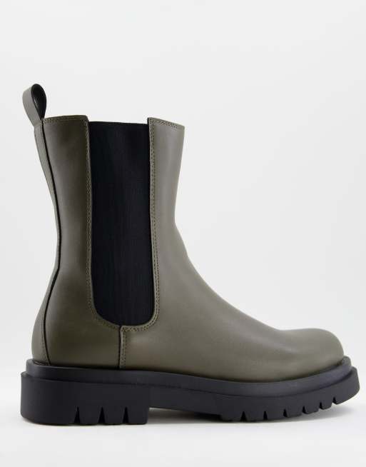 Truffle Collection Bottines Chelsea Chunky à Enfiler En Imitation