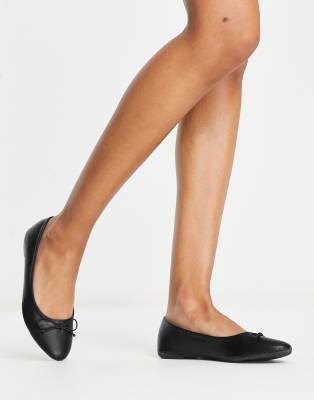 Truffle Collection – Svarta enkla ballerinaskor | ASOS