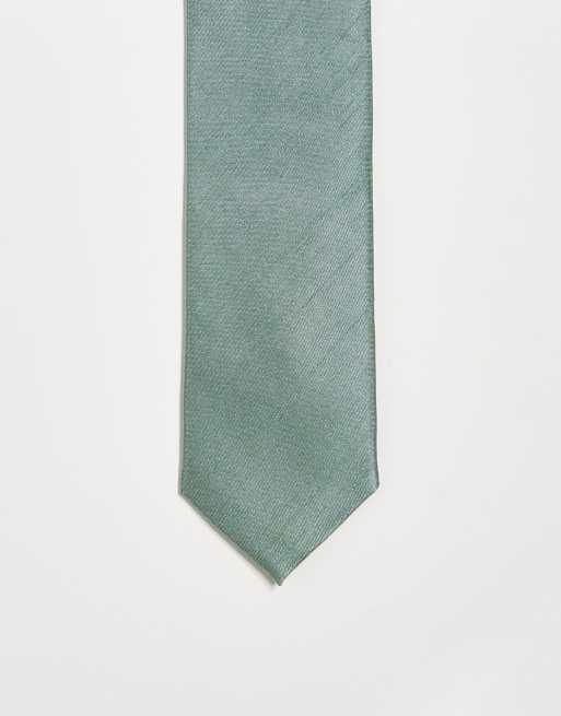 Twisted Tailor Cravate Texturée Vert Asos