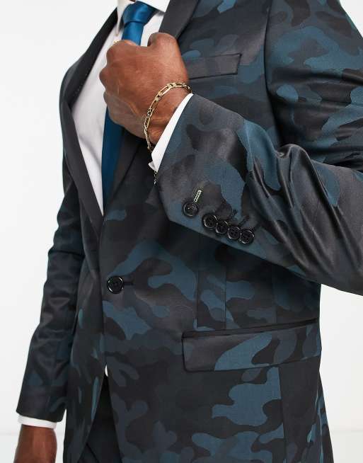 Camo Suit Jacket