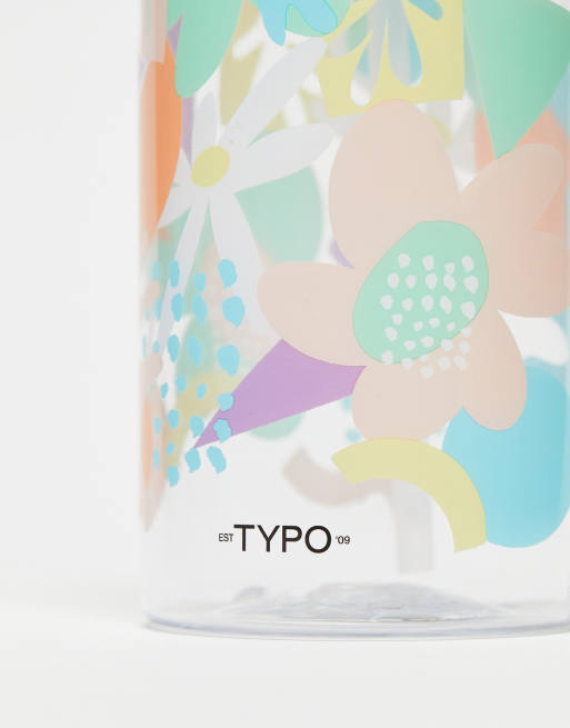 Typo 1L water bottle in multi | ASOS