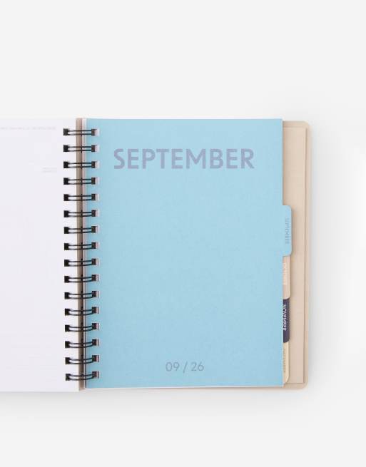 TYPO 2026 goals weekly planner in beige | ASOS