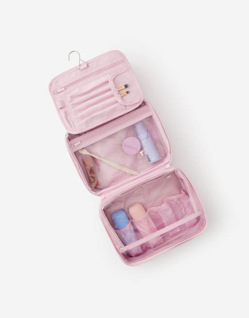 TYPO 3 fold hanging cos case in pink | ASOS