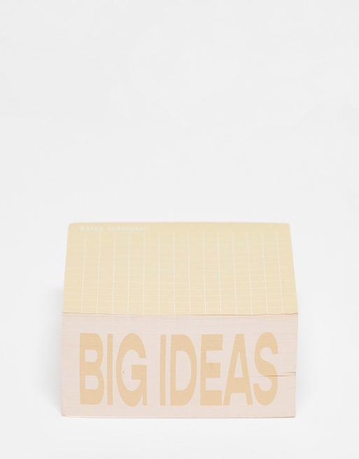 Typo big ideas sticky note block | ASOS