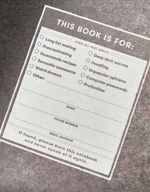 Typo Address Books Outlet | www.farmhouse-furniture.co.uk