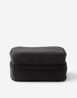 TYPO Flat lay wash bag pu in black | ASOS