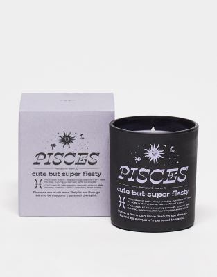 Typo - Kaars met Vissen sterrenbeeld in zwart | ASOS