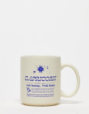 Typo - Mug à motif signe du zodiaque Capricorne | ASOS