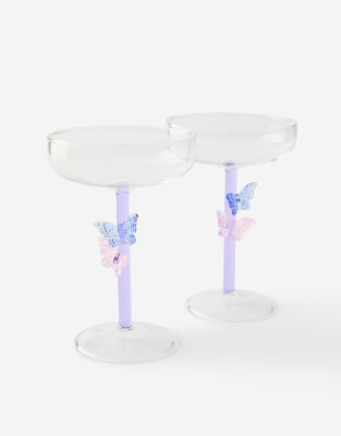 TYPO Novelty cocktail glass set of 2 in multi | ASOS