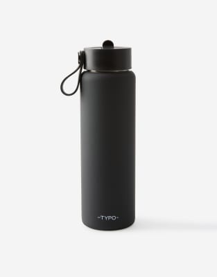 TYPO On the move 500ml sipper top in black | ASOS