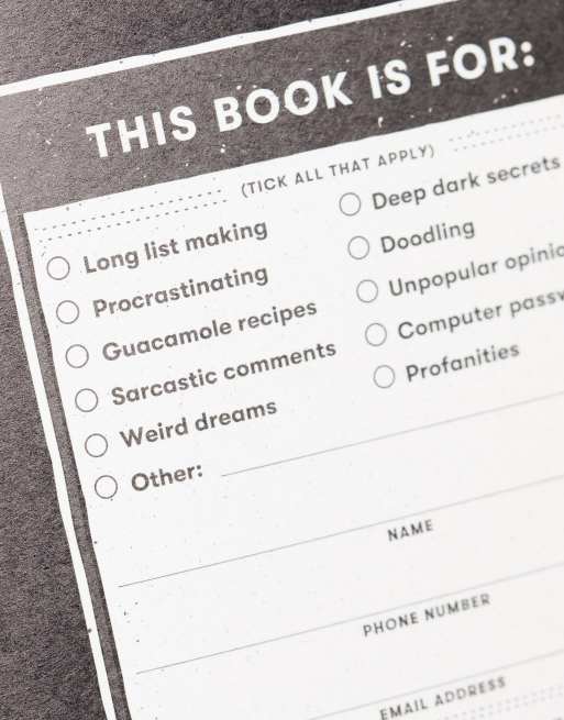 Typo Address Books Outlet | www.farmhouse-furniture.co.uk