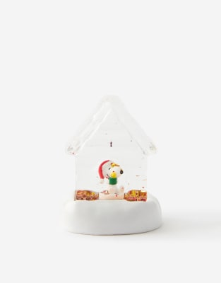 TYPO Snoopy collab small shaped snowglobe in multi | ASOS