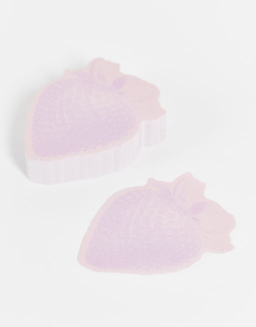 Typo sticky notes in strawberry design | ASOS