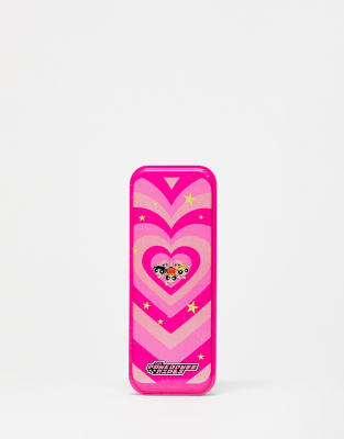 Typo x Powerpuff Girls - Boîte à stylo - Rose | ASOS
